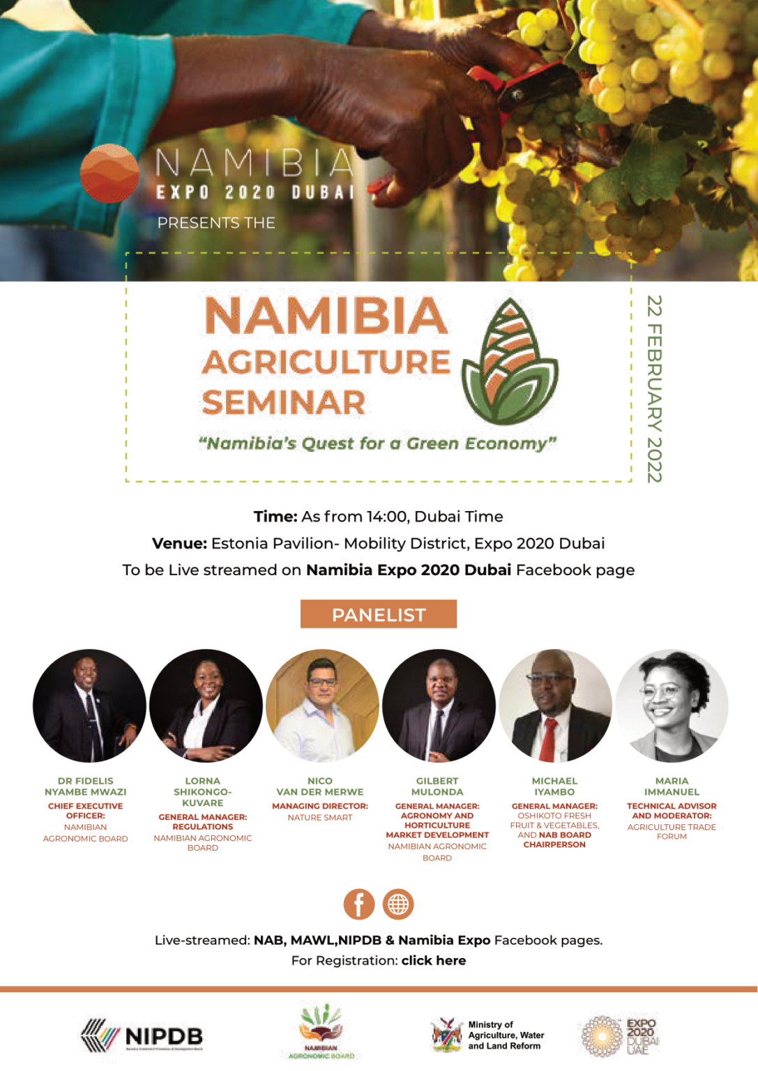 Namibia Expo 2020 Dubai Presents the Namibia Agriculture...